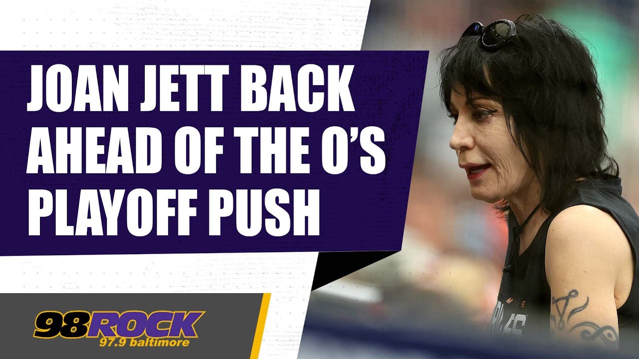 Joan Jett Back as the Orioles Get Set for Playoff Baseball - YouTube