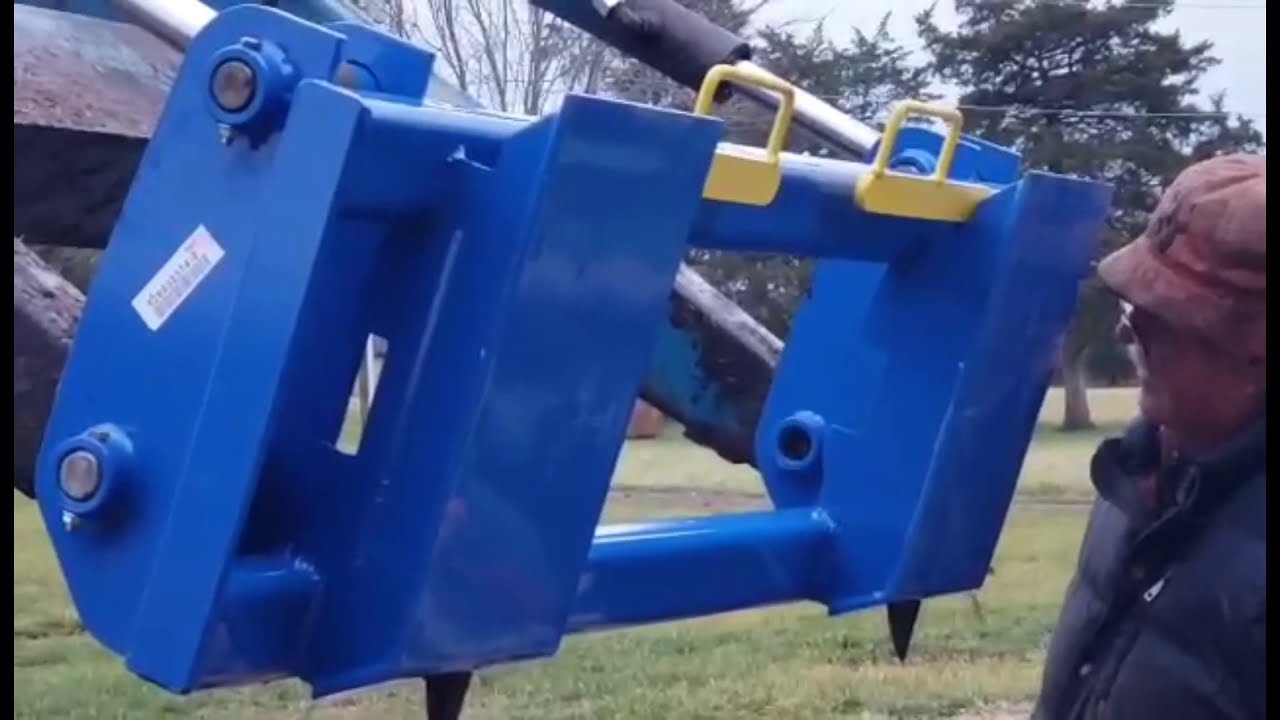 Ford 4610 & 7410 loader with New Skid loader Quick attach from hayspear ...