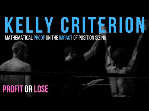 Kelly Criterion and Optimal Position Sizing - Excel Example - YouTube