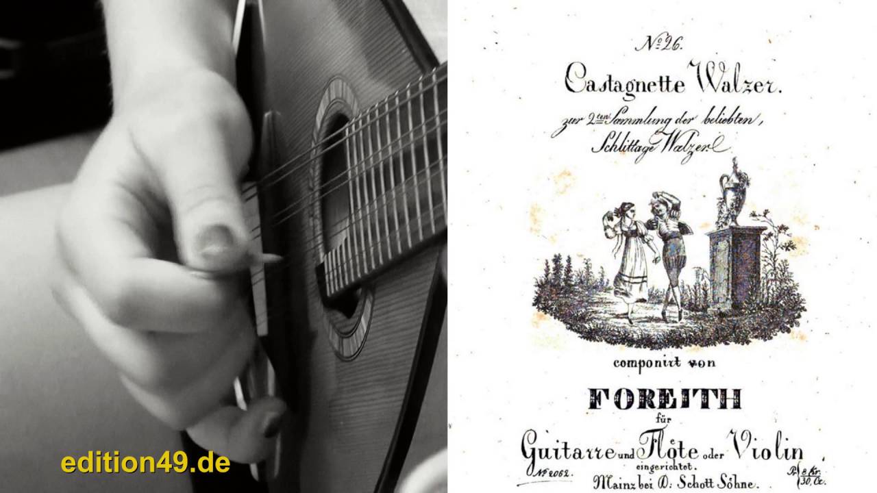 Kastagnetten Walzer Foreith Mandolin Orchestra Ettlingen Boris Bagger ...