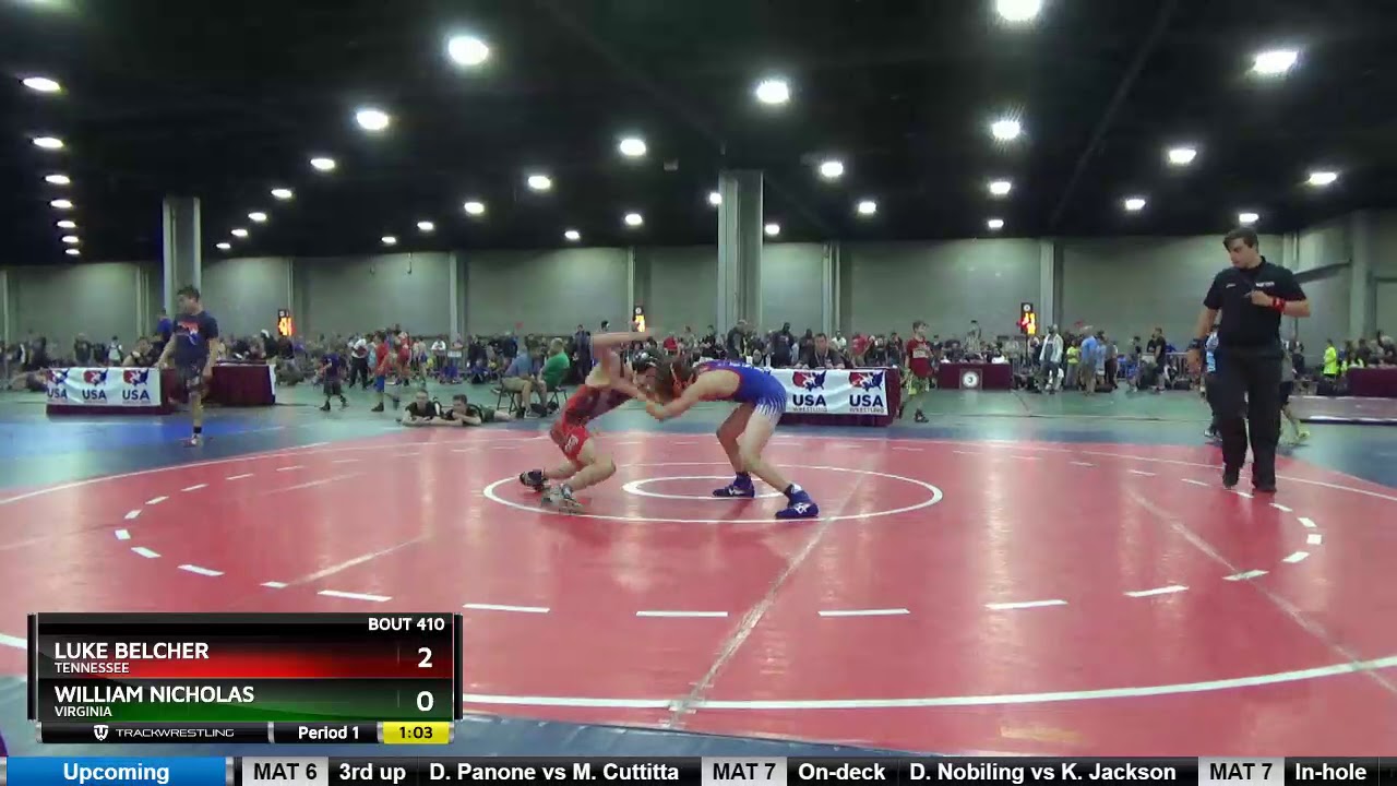 Schoolboy 110 Luke Belcher Tennessee Vs William Nicholas Virginia - YouTube