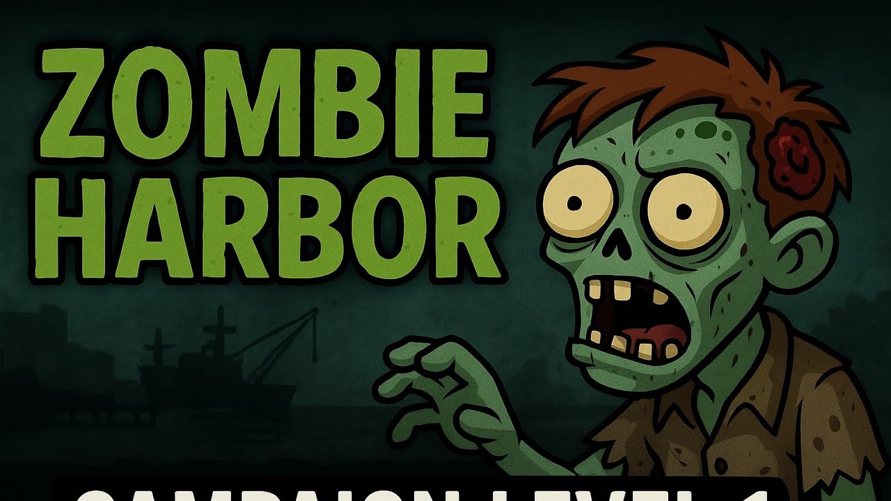 ZOMBIES HARBOR : ZOMBIE GAMES| CHAPTER 1CAMPAIGN| LEVEL 1| WALKTHROUGH ...