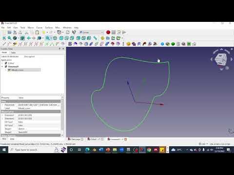 Create 3D Curve Using FreeCAD (Gordon Surface) - YouTube