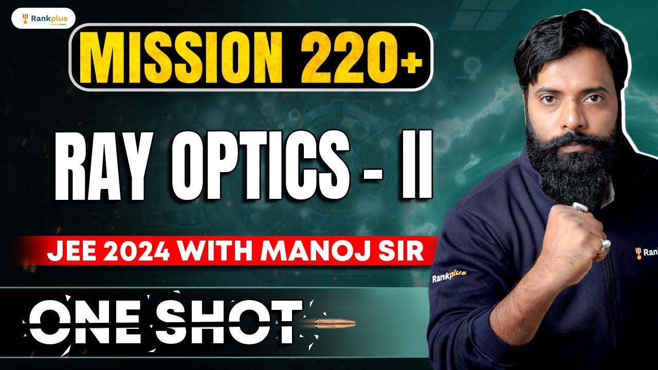 Ray Optics | Part 02 | JEE Physics | Mission 220+ | JEE MAIN 2024 ...