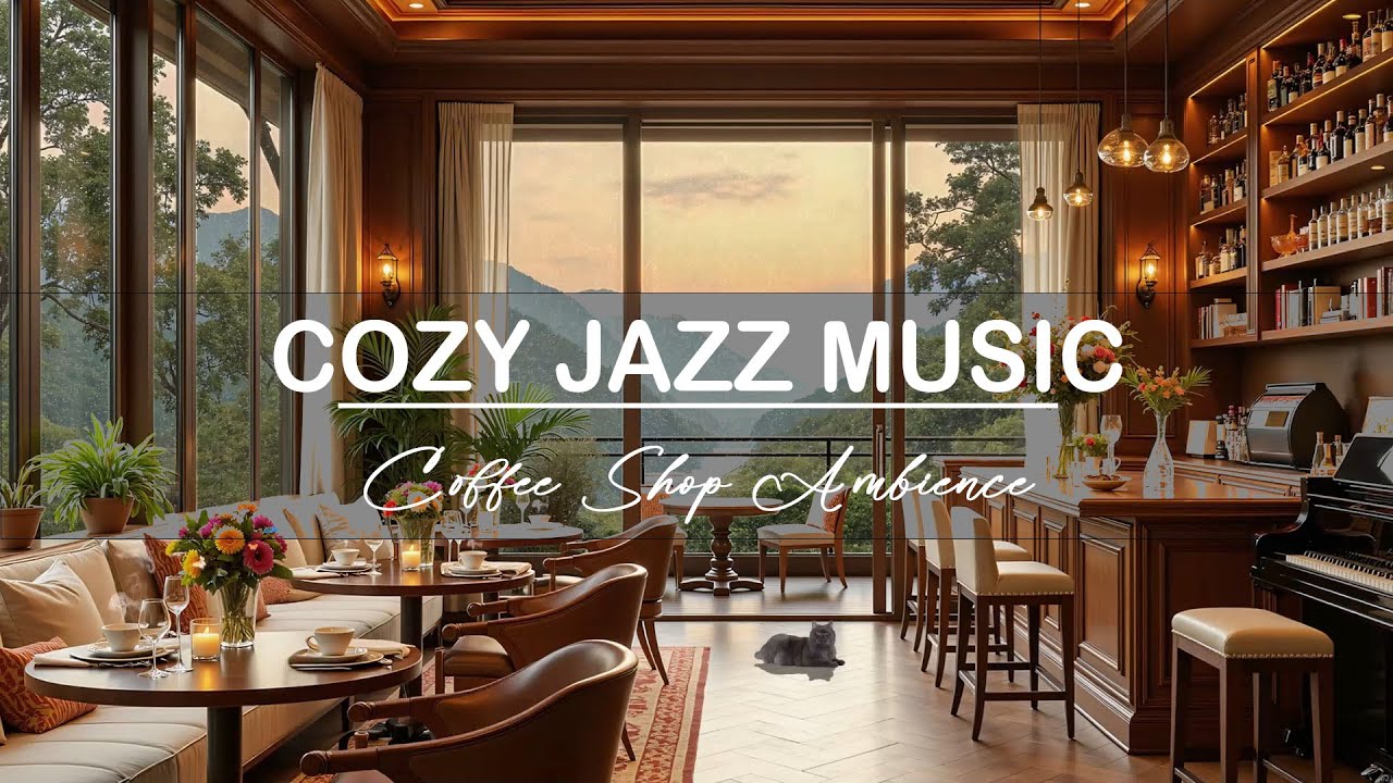 Relaxing Afternoon Jazz with Cozy Coffee Shop Ambience - Soothing Piano ...