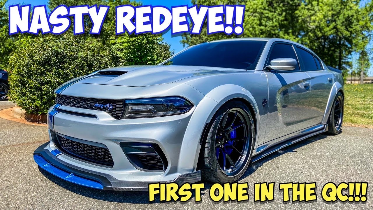 NASTY DODGE CHARGER REDEYE pulls up to the car meet! - YouTube