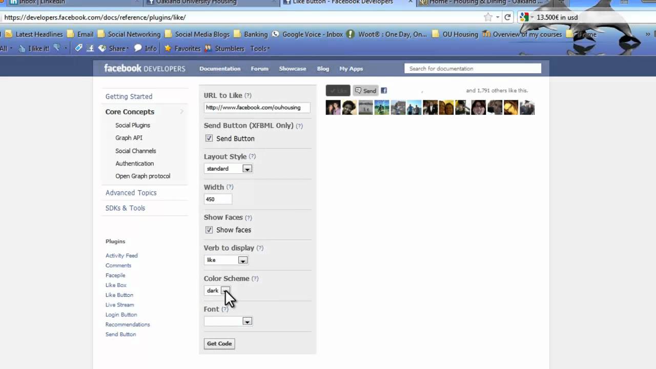 How to put fb social plugin on website - YouTube