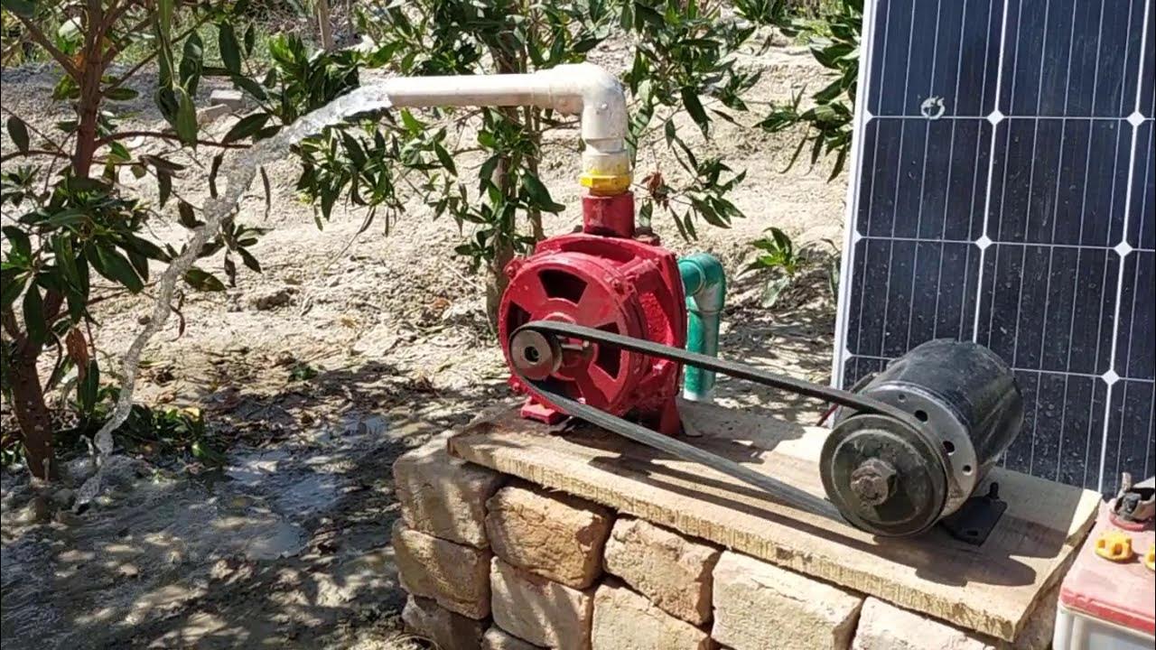 Install Solar Water Pump 12v Solar Pump With 150 Watt Solar Panel - YouTube