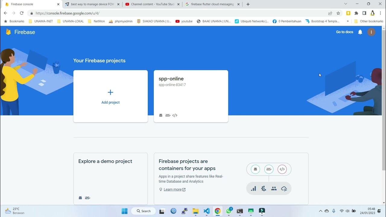 Laravel API dan Flutter #22 Setup Firebase Cloud Messaging di Flutter dan Laravel Bagian 3 - YouTube