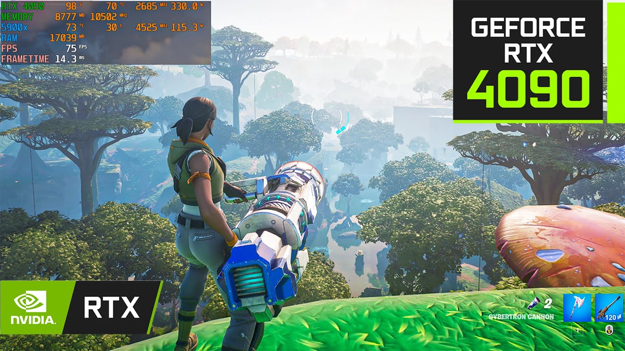 Fortnite : Chapter 4 Season 3 | RTX 4090 24GB ( 4K Maximum Settings RTX ON / DLSS ON) - YouTube