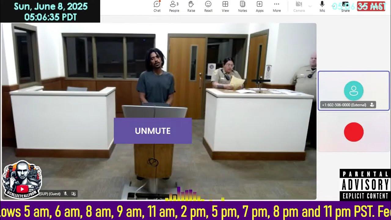 Initial appearance Maricopa County Superior Court ARIZONA 06/08/2025 5am PST - YouTube