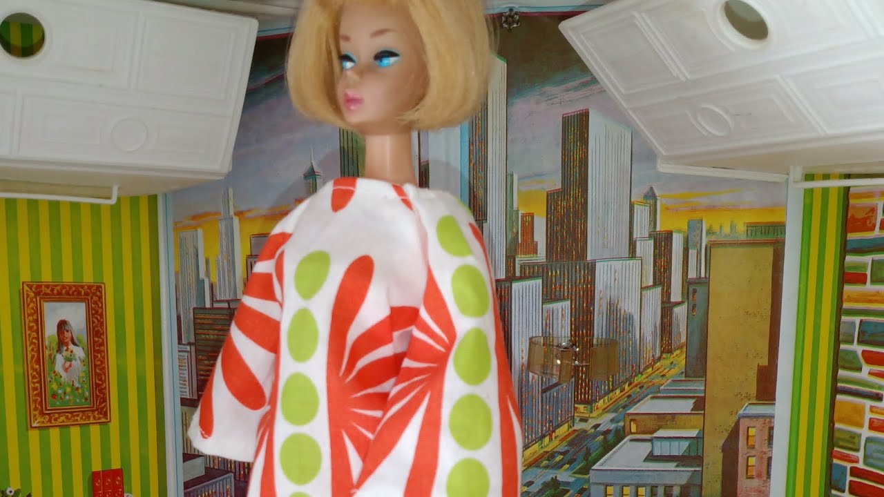 Sewing tutorial and design print placing technique for Barbie - YouTube