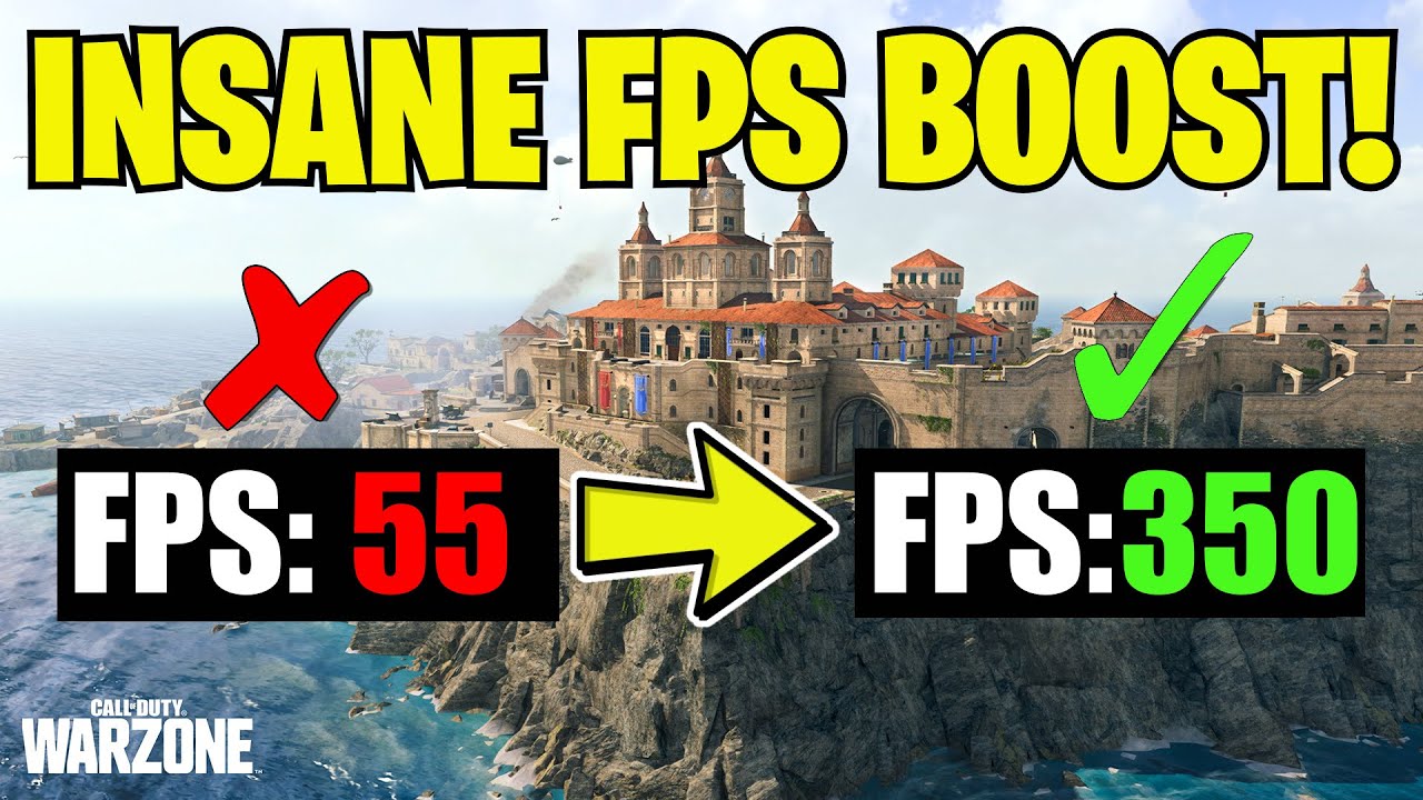 COD: WARZONE FPS BOOST increase performance / FPS with any setup! *BEST ...