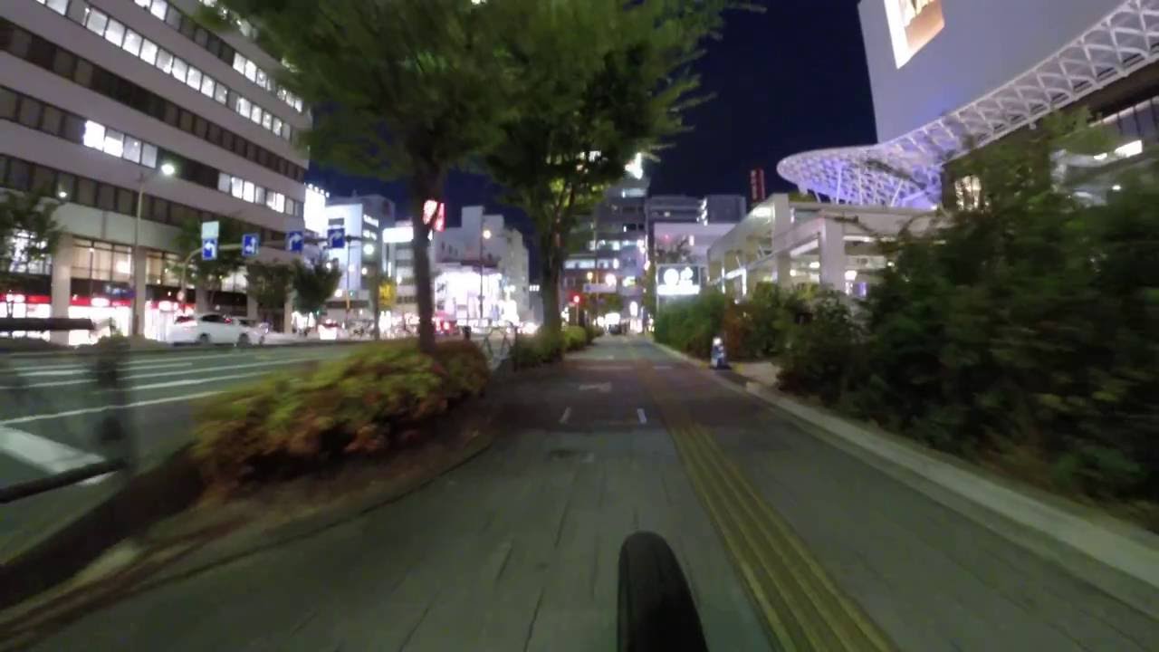 City Cycling Night Ride With GoPro - YouTube