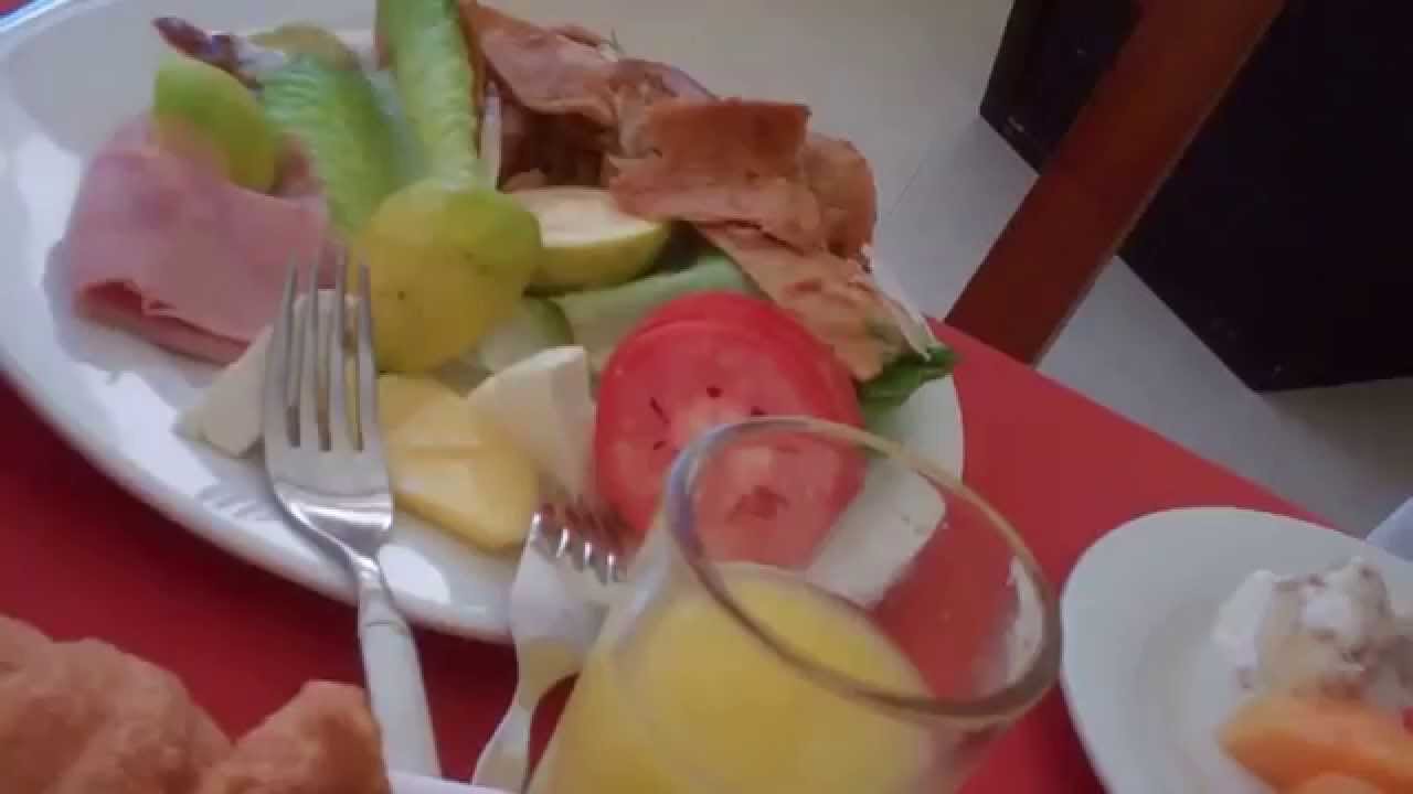 Breakfast at our Hotel - Cancun, Mexico - YouTube