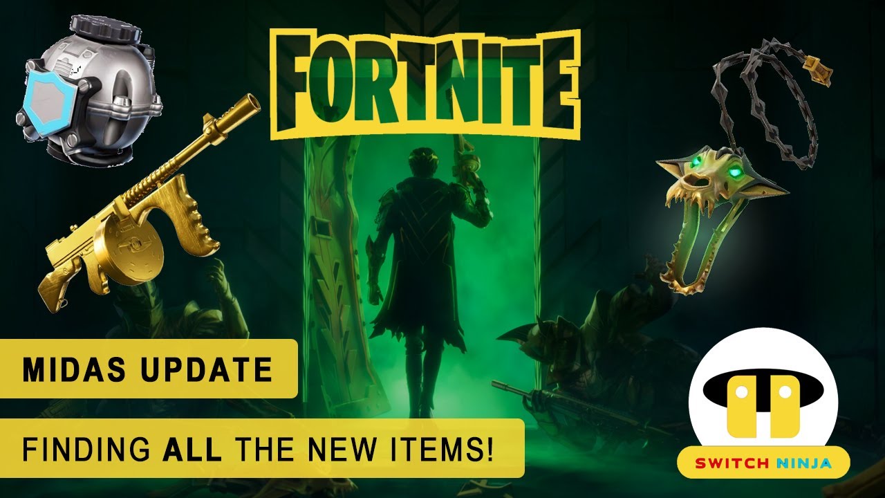 Finding ALL new items in Fortnite! [Midas update] - Nintendo Switch ...
