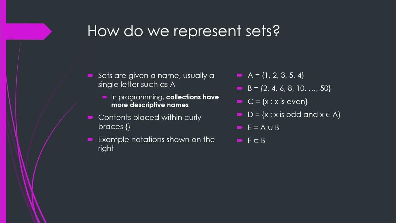 CS230: Sets Overview - YouTube