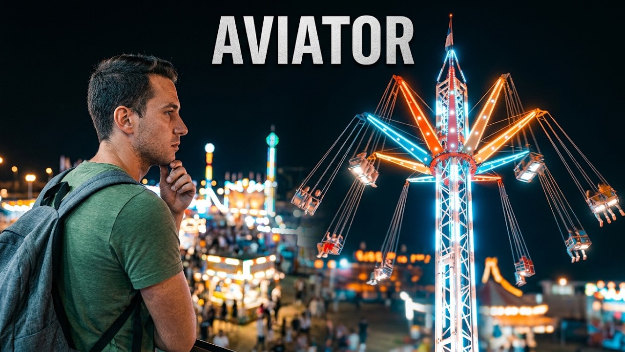 Aviator ringišpil na vašaru u Šapcu - YouTube