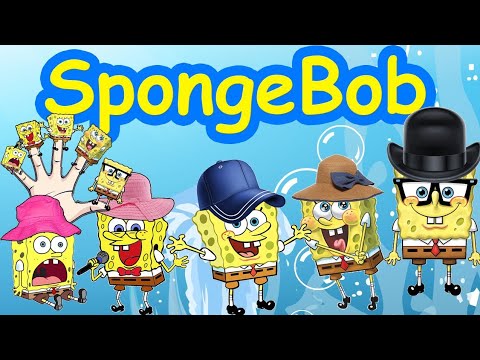 The Finger Family Song | SpongeBob Finger Family | Nursery Rhymes ...