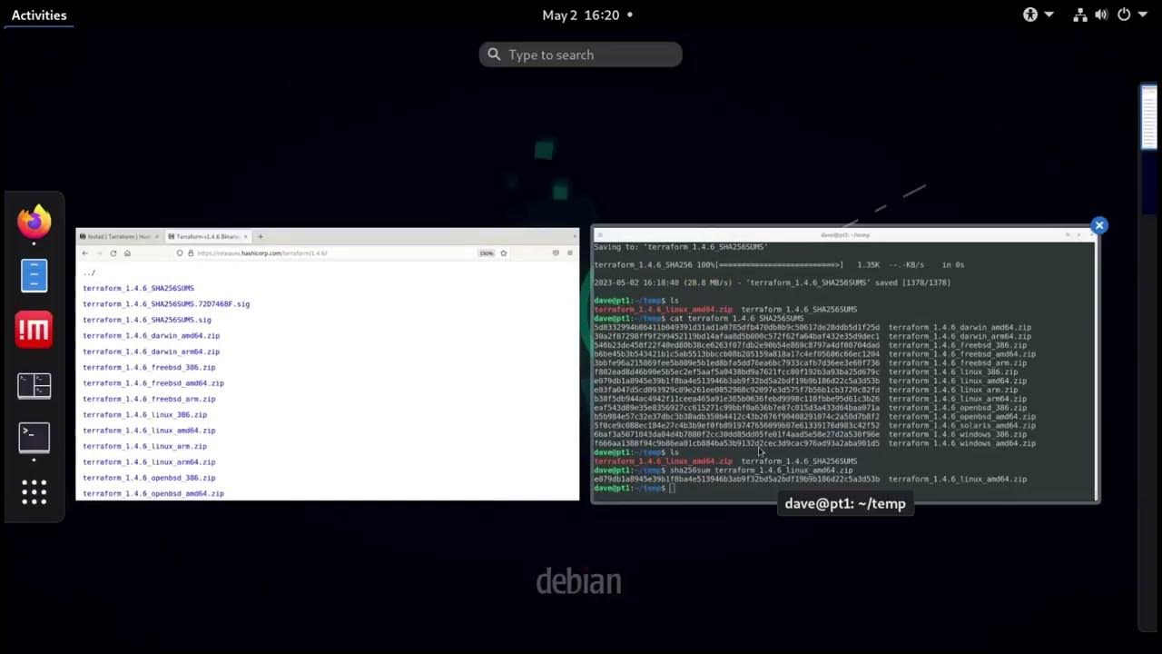 Installing Terraform to Linux (with a Binary download) - YouTube