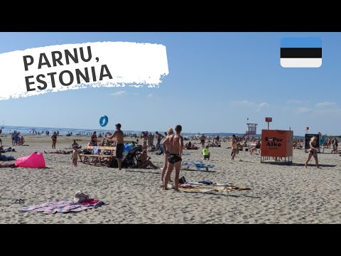 Cómo se toman el sol los ESTONIOS? | ESTONIA EN VERANO, Pärnu