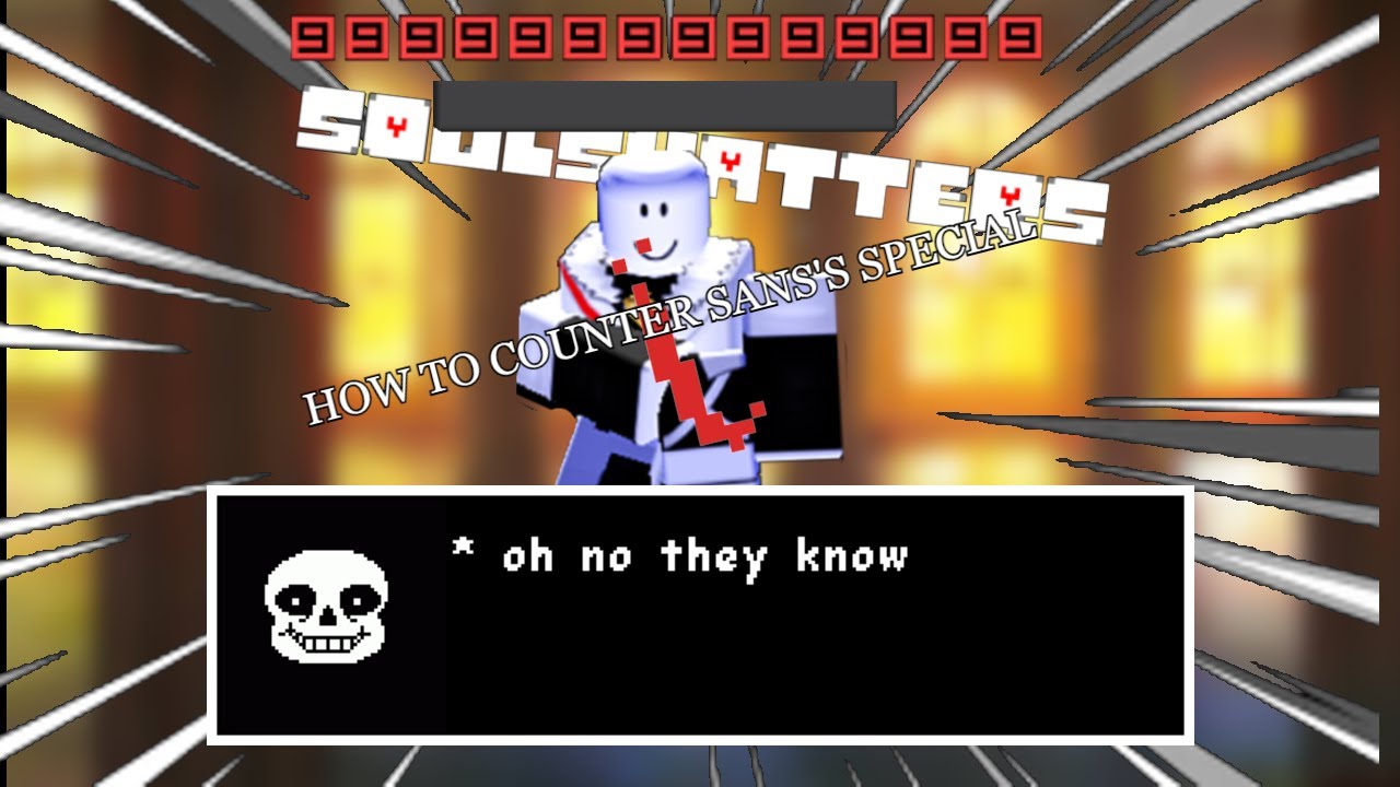 How to counter Sans' Special 1 || SOULSHATTERS || ROBLOX - YouTube