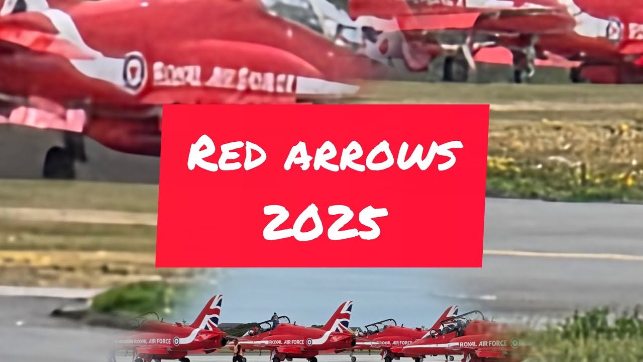 RED ARROWS 2025 DISPLAY @RAFVALLEY 08/08/25 #redarrows #display #hawk ...
