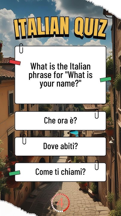 Common Phrases - Daily Italian Quiz for Beginners #learnitalian # ...