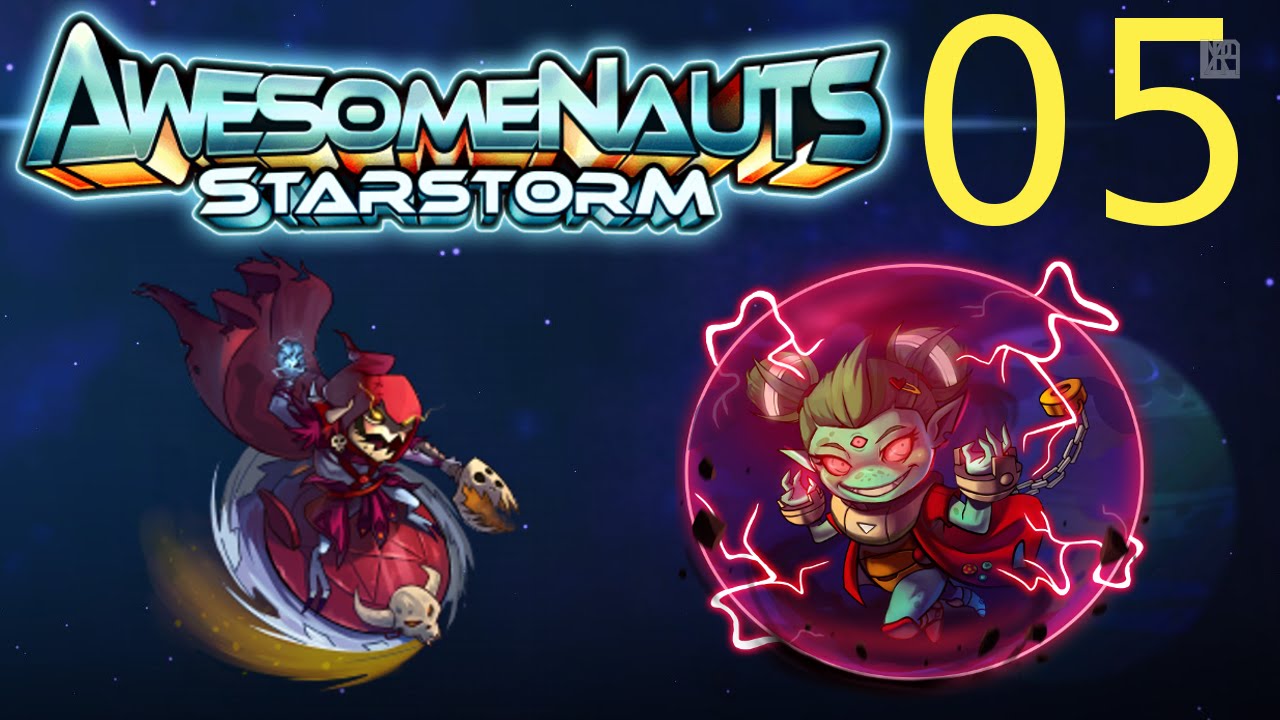 AWESOMENAUTS #05: Neue Karte (Starstorm Map) | 2 Spieler | Deutsch ...