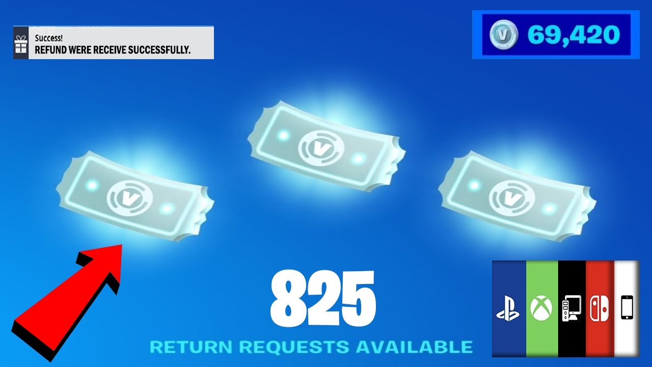 HOW TO GET MORE FREE REFUNDS TICKET IN FORTNITE CHAPTER 3 SEASON 3 ...