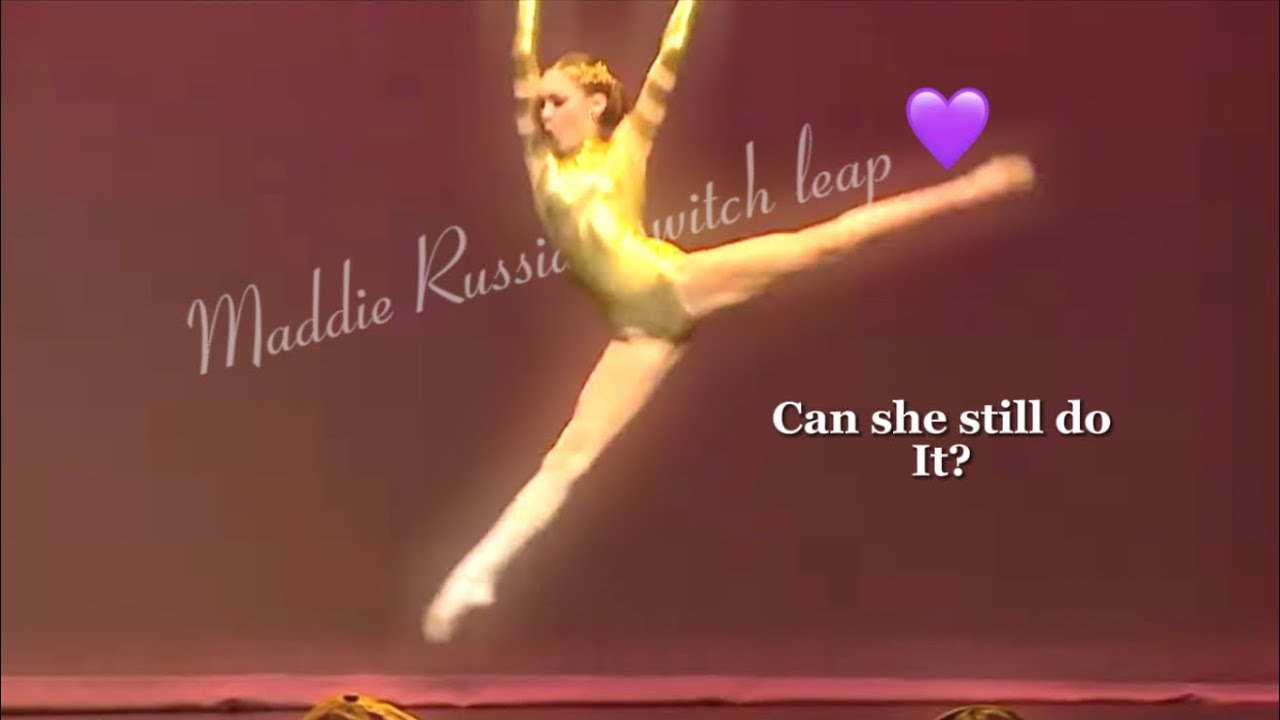 Maddie is the only one who can do a Russian switch leap?? #dancemoms ...