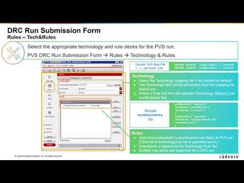 33 PVS DRC Run Form Setup Rules - YouTube