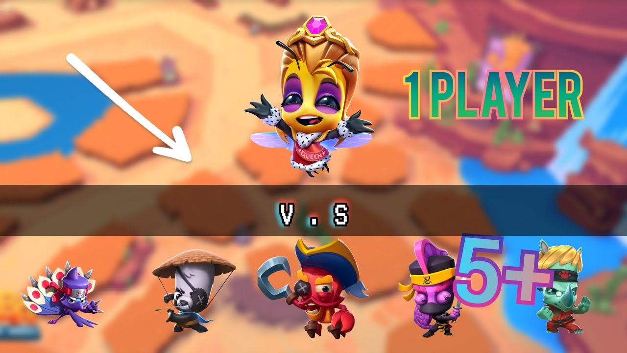 Zooba Gameplay | 1 v5 against big Teams | Suzy | Caly | Skippy | TheOne | Zooba Clash (2 ...