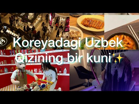 Koreyadagi bir kunim✨ 📍Seoul Hair spa street food spa 🩵