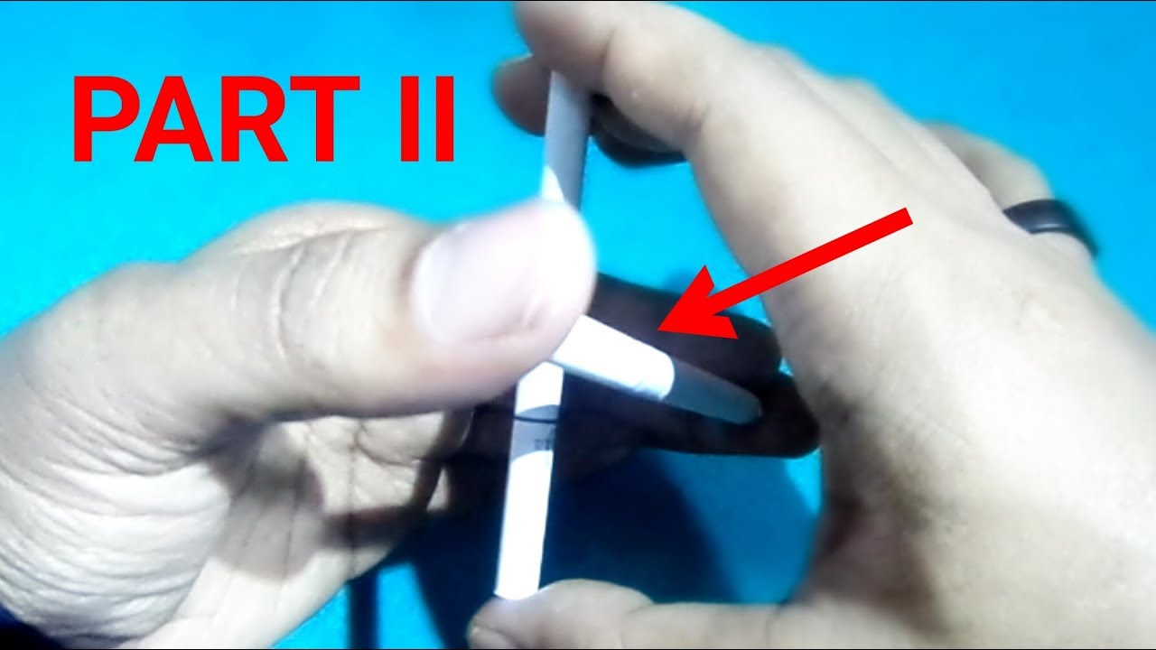 Cigarettes magic trick part II ,Tutorial - YouTube