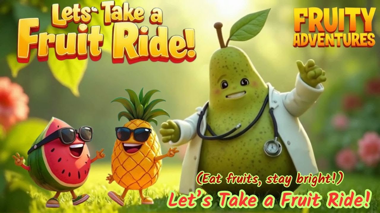 Let’s Take a Fruit Ride! Eat fruits, stay bright! - Kids Songs ...