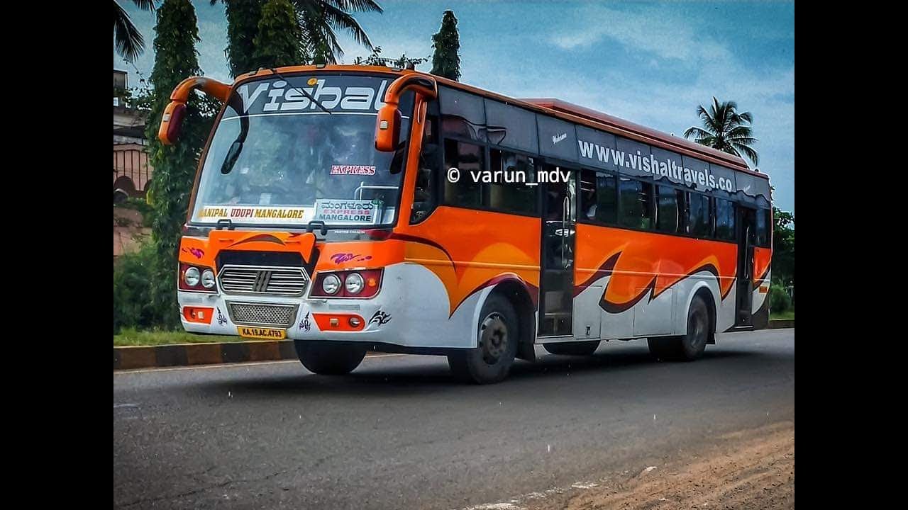 Vishal travels | Mangalore buses - YouTube