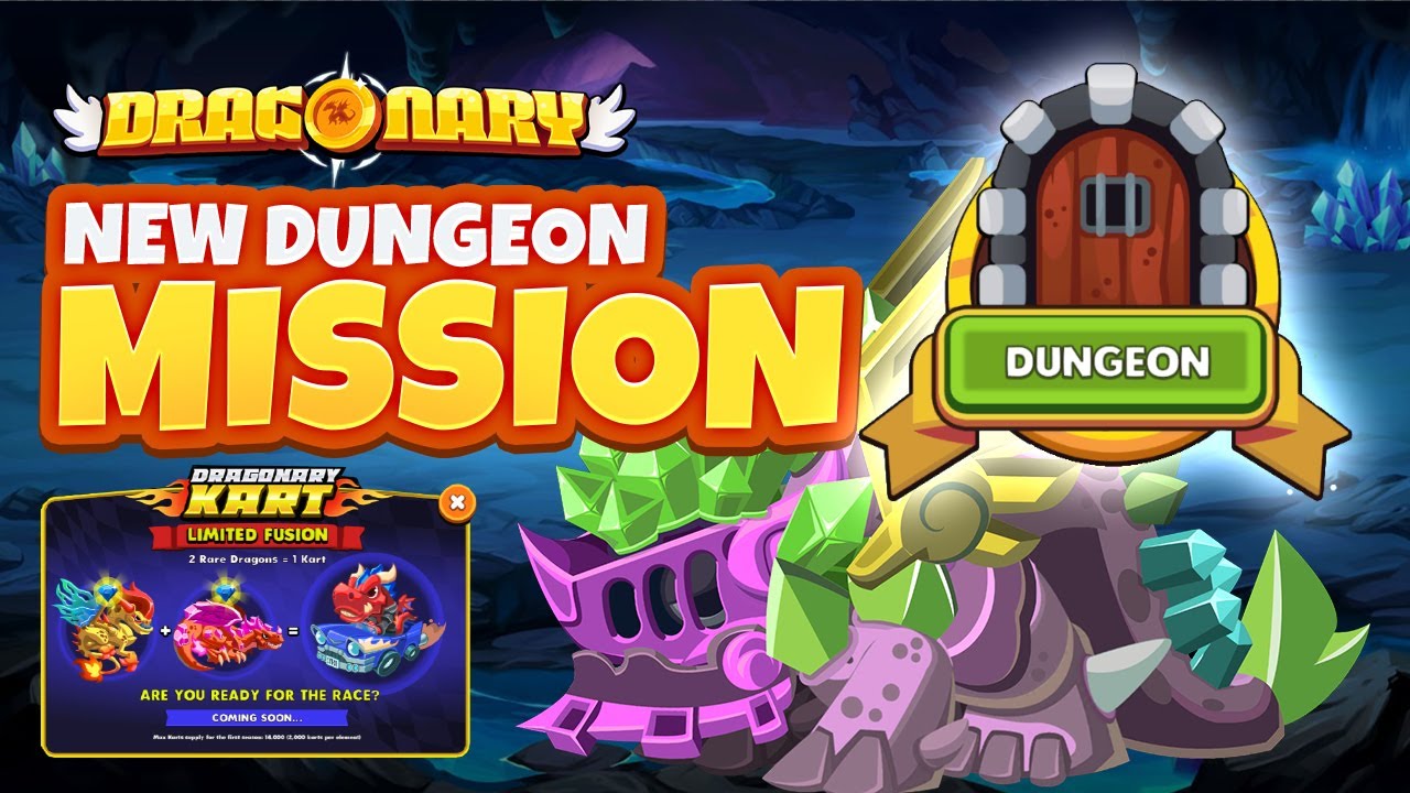 DRAGONARY NEW DUNGEON MISSIONS GAMEPLAY SUPER HARD DRAGONARY KART ...