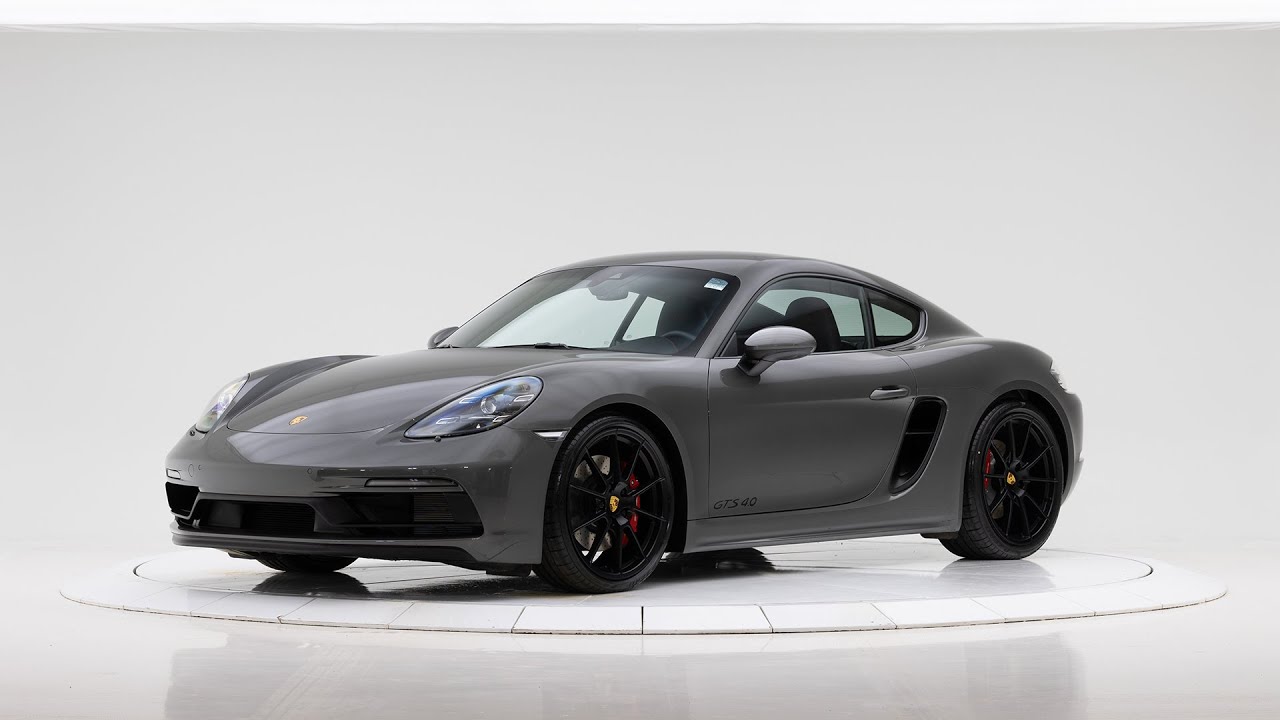2021 Porsche 718 Cayman GTS 4.0 Agate Grey Metallic | T231A - YouTube