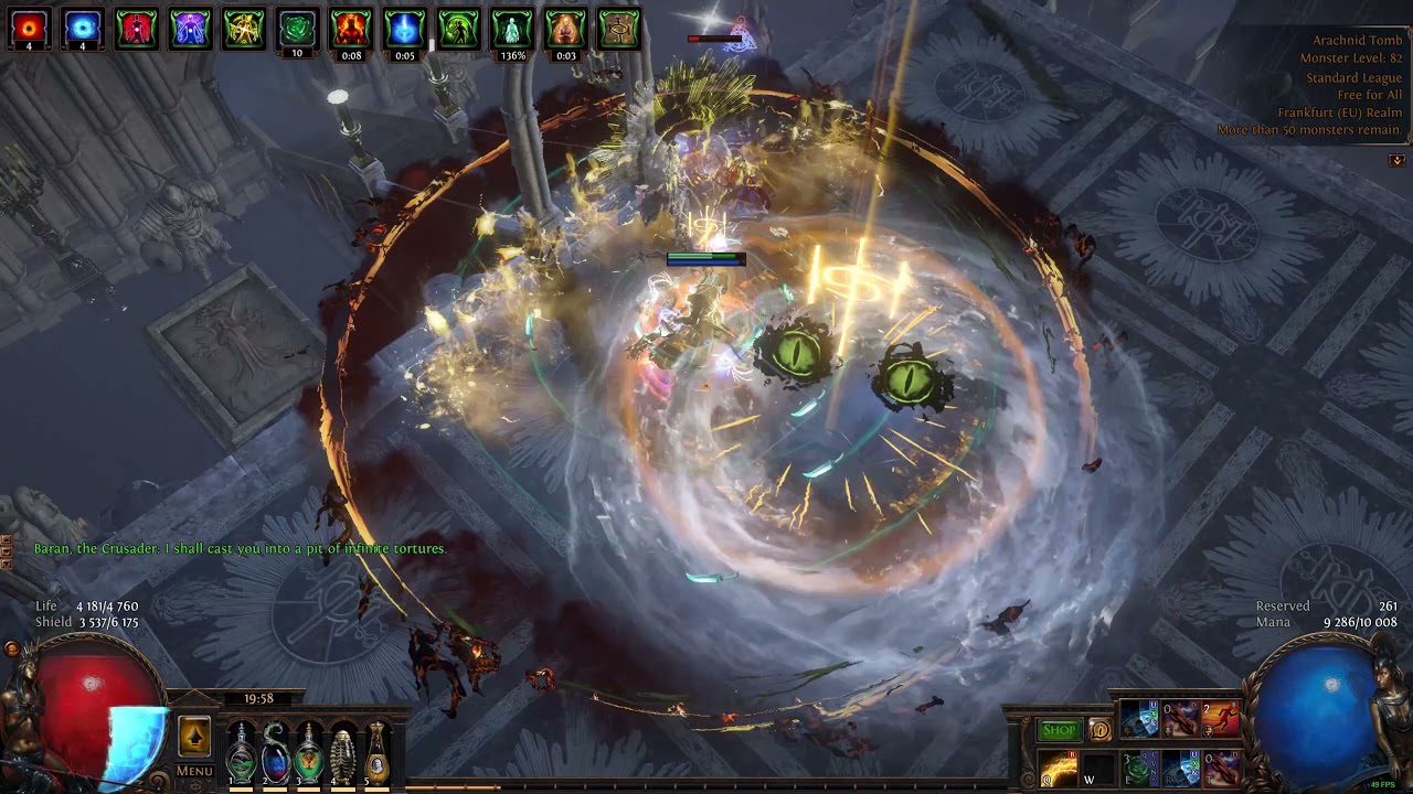 [3.13] Baran, the Crusader - Archmage Blade Vortex Hierophant - PoE ...