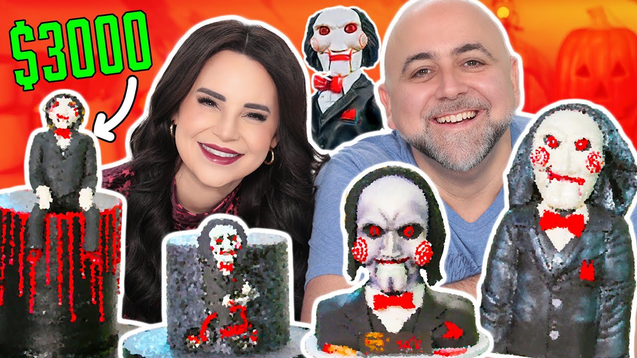 I Paid Bakeries $3000 To Make HALLOWEEN SAW Cakes! w/ Duff Goldman ...