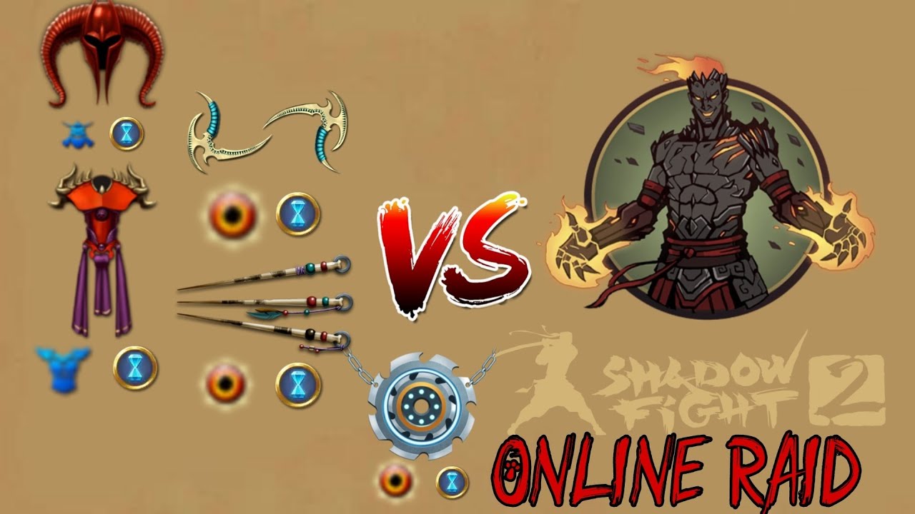 Shadow Fight 2 VS Volcano,Online Raids 1st - YouTube