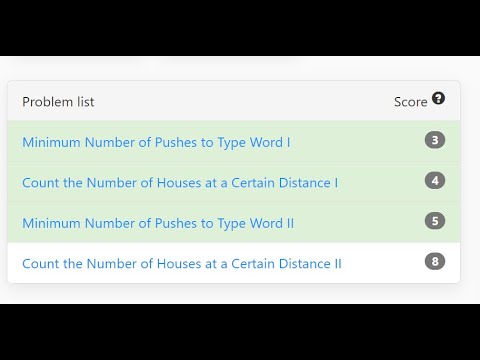 Minimum Number of Pushes to Type Word II | LeetCode Weekly Contest 381 ...
