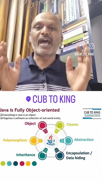 Java | Features of Java | Java is 100% object oriented #cub2king #java #shorts #viral #oop - YouTube