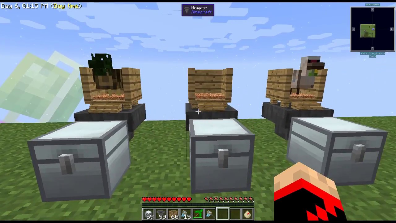 Chickens Mod Spotlight [FR] Minecraft 1.10 - YouTube