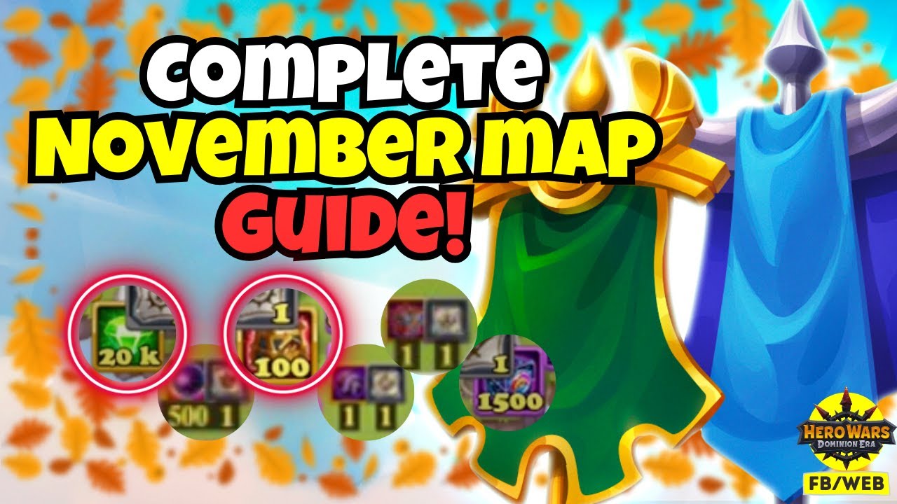 November Mysterious Island Map Full Reveal! | Hero Wars Dominion Era ...