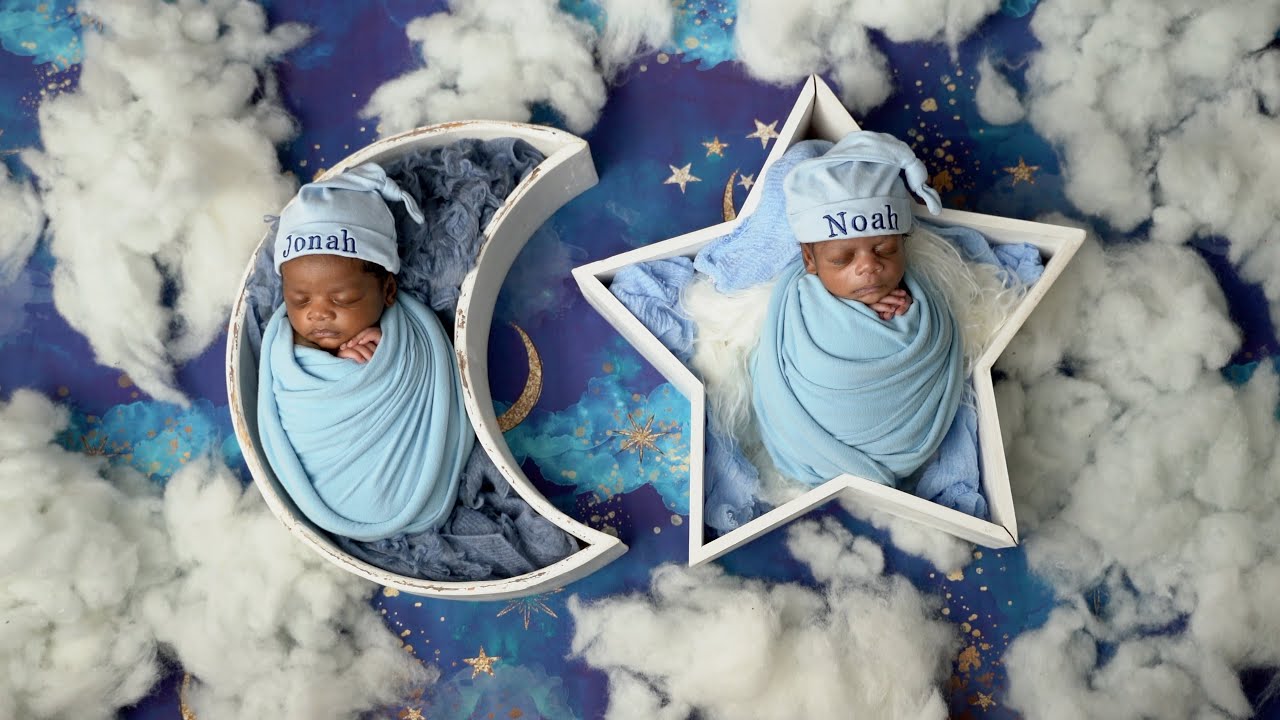 Jonah and Noah Newborn Session 4k - YouTube