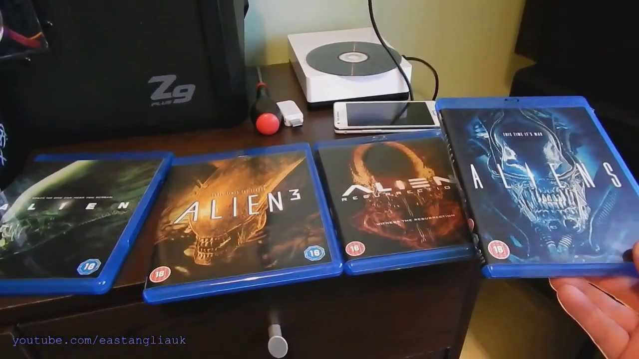 Unboxing Alien Anthology Blu-ray 1979-1997 - YouTube