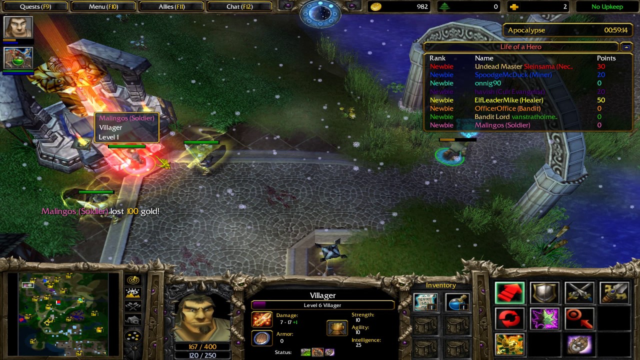 Warcraft 3 TFT - Life of a Hero #1 - YouTube