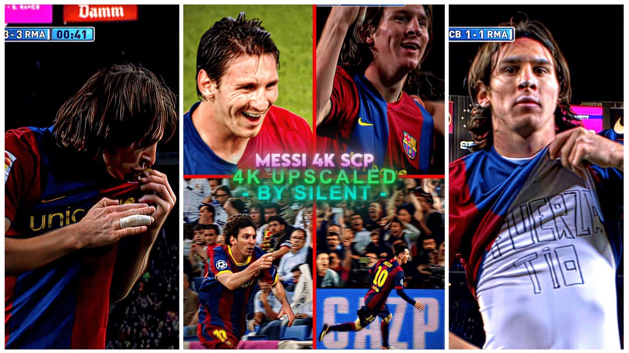 Messi 4K Rare Clips Scenepack Upscale [ TOPAZ ]🔥🐐#football - YouTube